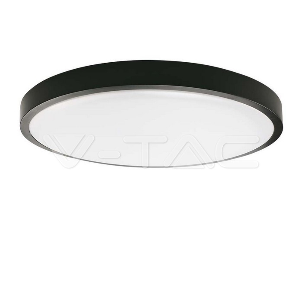 LED plafonjera u IP zaštiti crni obod 18W 4000K V-TAC-MobiliArt - MobiliArt