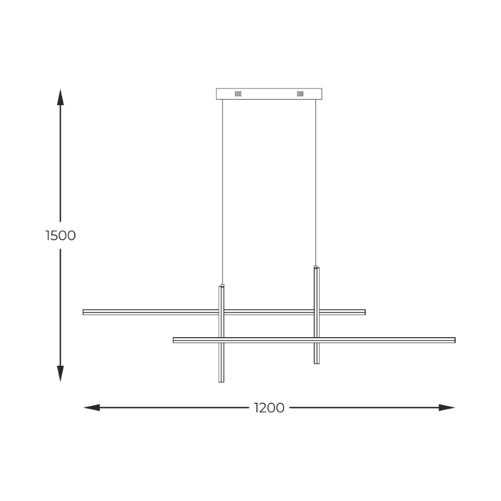 LED luster Edge 42W ZUMA LINE-MobiliArt - MobiliArt